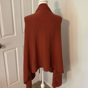 Source Unknown | Jackets & Coats | Rust Angora Wool Blend Draped ...